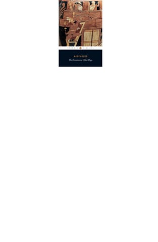 The Persians and Other Plays