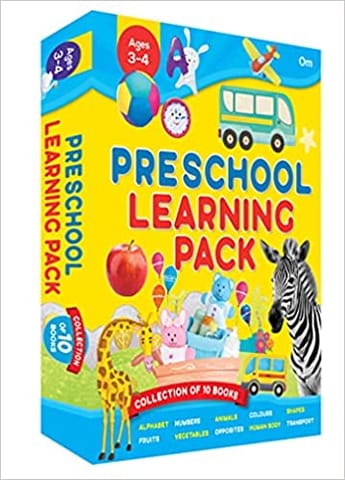 Preschool Learning Pack Collection Of 10 Activity Books