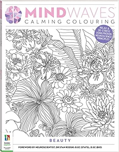 Mindwaves Calming Colouring Beauty