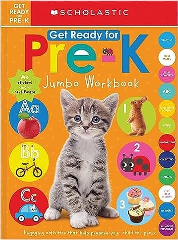 Get Ready For Pre-k Jumbo Workbook Scholastic Early Learners (jumbo ...