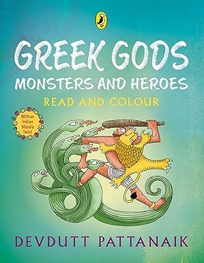 Greek Gods, Monsters And Heroes Read And Colour