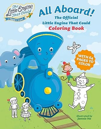 All Aboard! The Official Little Engine That Could Coloring Book