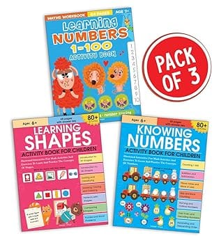Math Activity Books (pack 1)